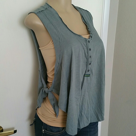 Free People | Tops | Sale Nwt Free People Open Tie Side Tank Top | Poshmark